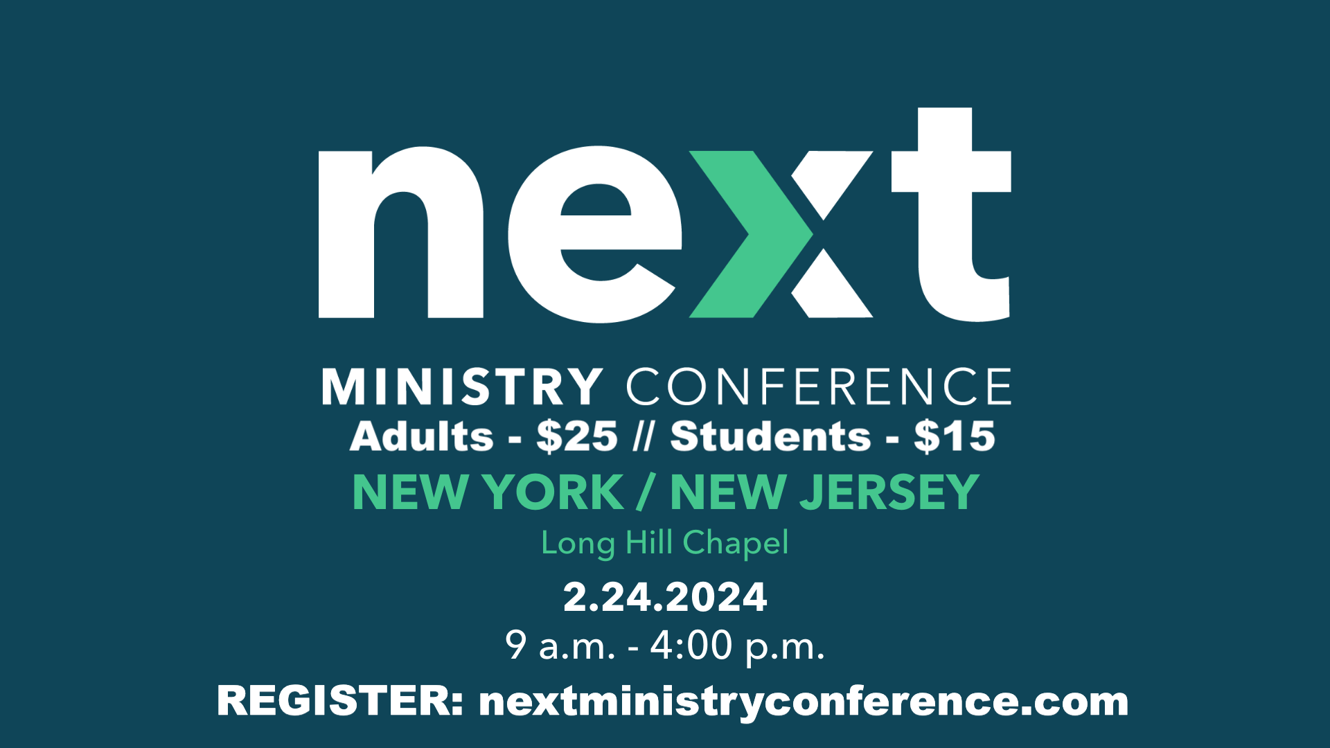 NEXT Youth/Kids Ministry Conference - Metro District